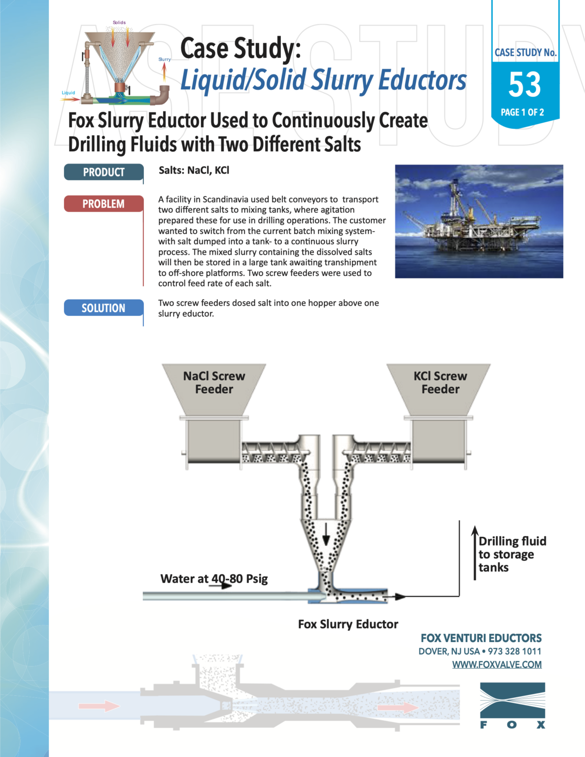 Liquid Slurry Eductors for Drilling Solutions and Mud | Made in USA